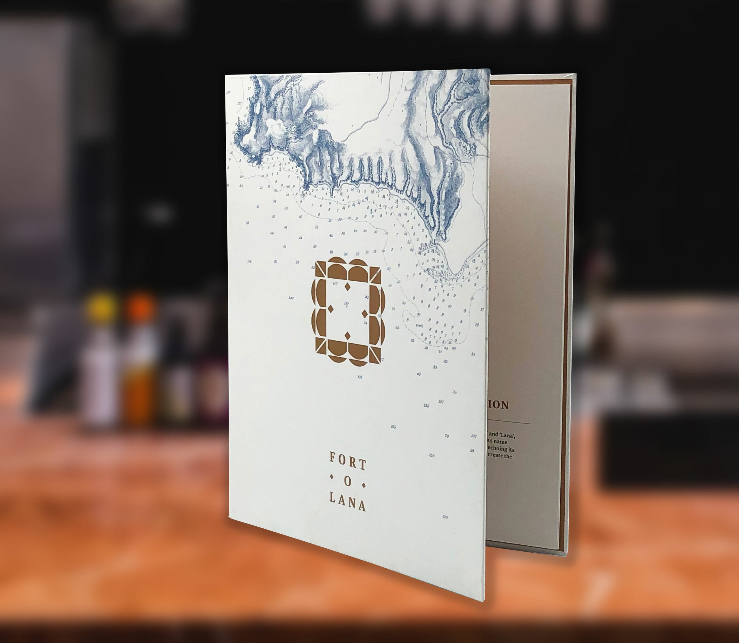 Menu Covers Cyprus - Custom Printed Hard Cover Menu – Lellos Bookbinding